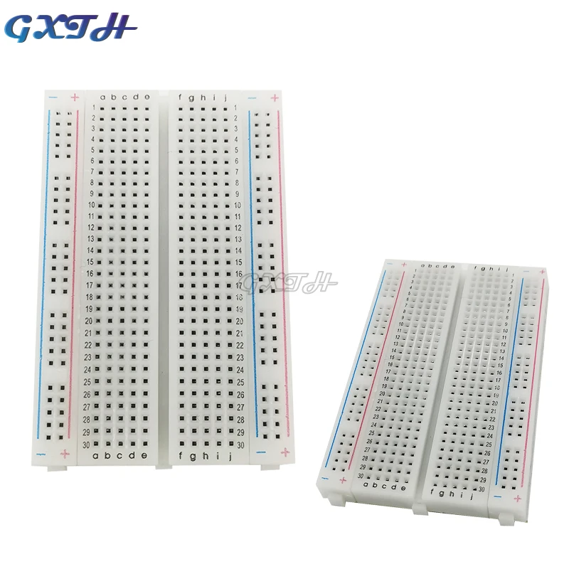 400 Tie Points Solderless PCB Breadboard Mini Universal Test Protoboard ...