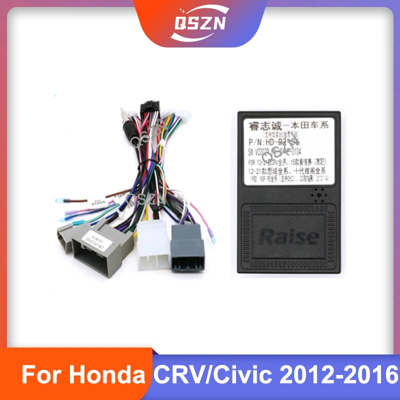 Canbus box Adaptor Decoder For Honda CRV/Civic 2012-2016 With 16Pin ...