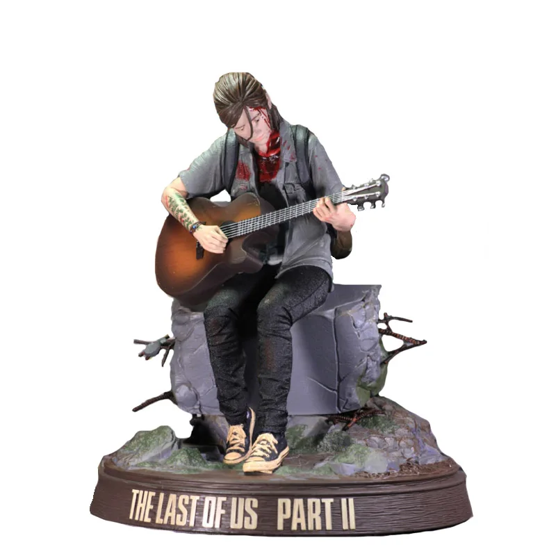About-30CM-High-The-Last-Of-Us-Part-2-Figure-Ellie-Playing-Guitar-Model ...