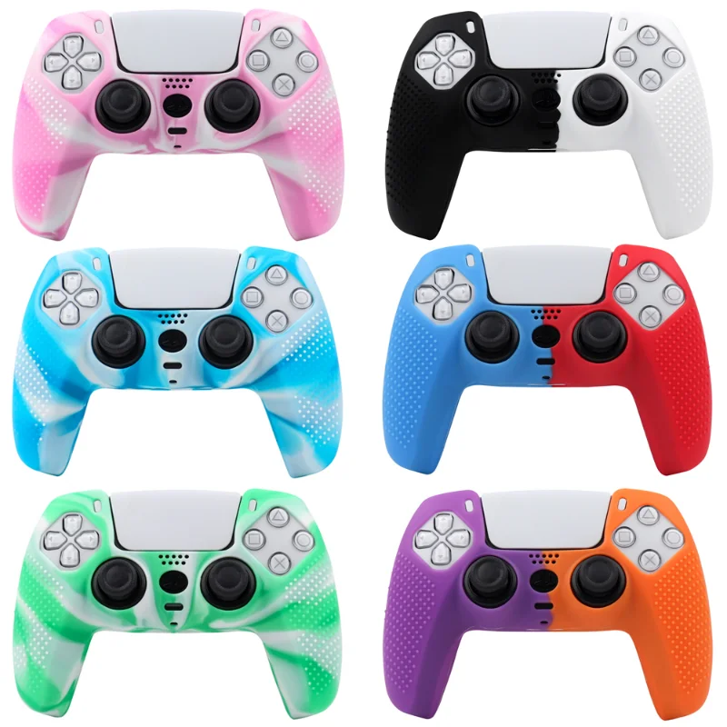 Antislip Soft Silicone Protective Joystick Cover for PS5 Controller ...