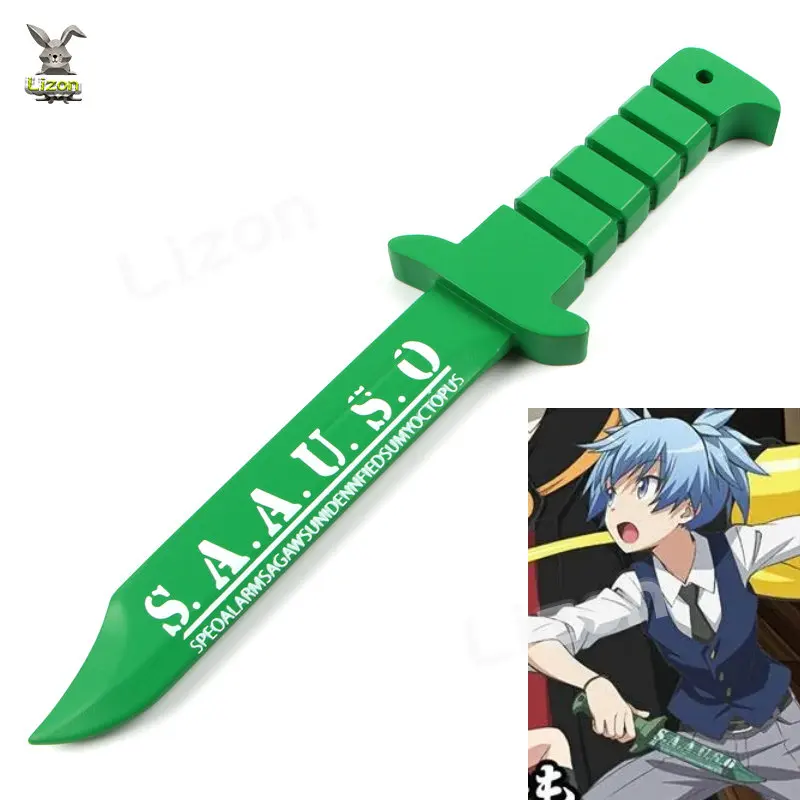 Anime-Assassination-Classroom-Shiota-Nagisa-Cosplay-Green-Knife-Prop ...
