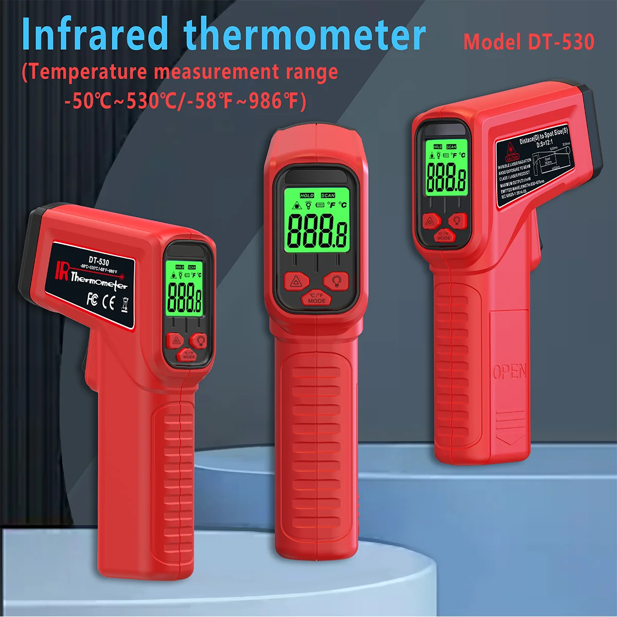 Infrared-Thermometer-Handheld-Non-Contact-Temperature-Gun-Back-Light ...