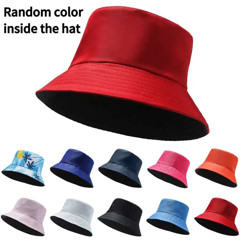 Summer-Bucket-Hat-Women-Fashion-Bob-Chapeau-Bucket-Hats-Climbing ...