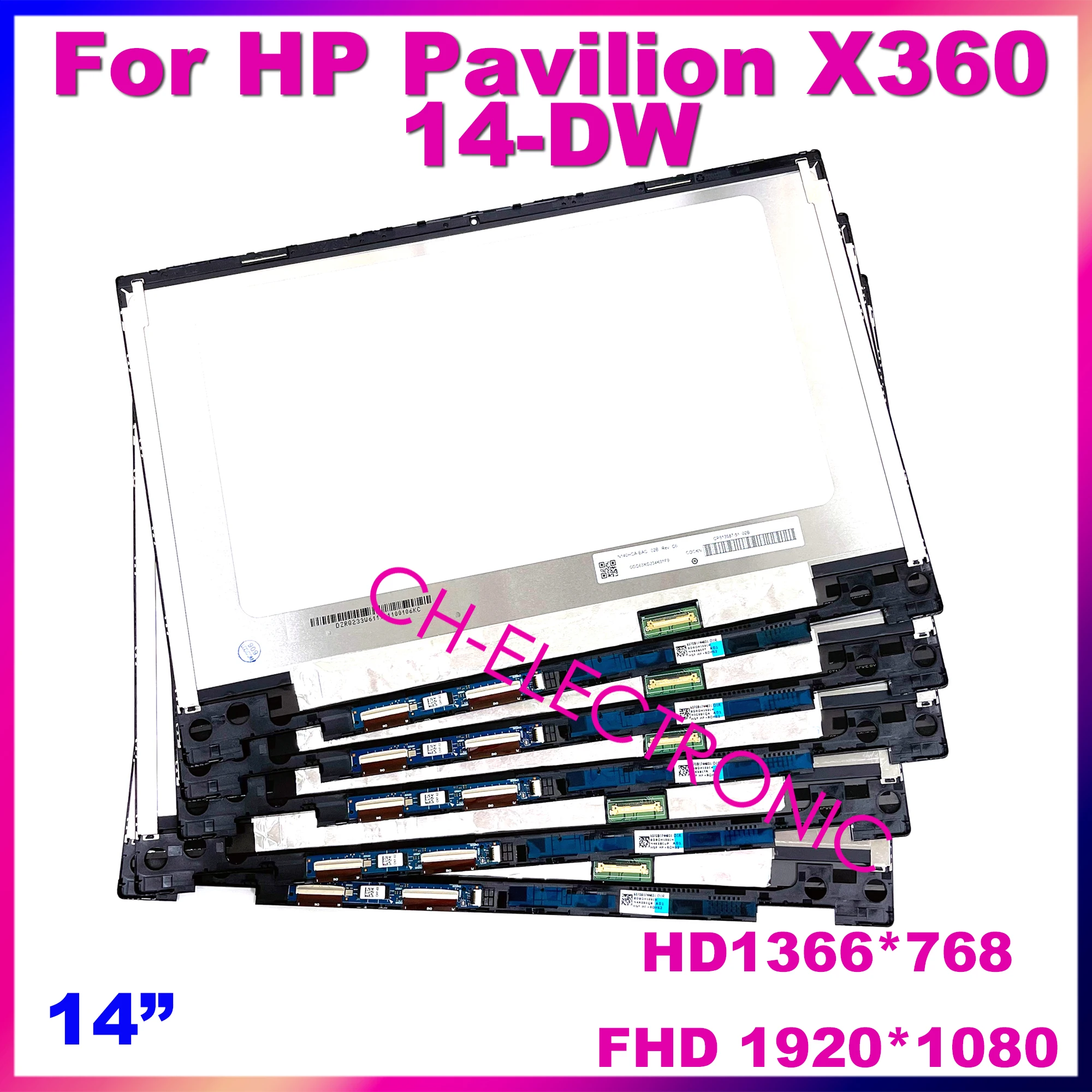 14-FHD-For-HP-PAVILION-X360-14m-DW-Series-14T-DW100-14M-DW1023DX-LCD ...