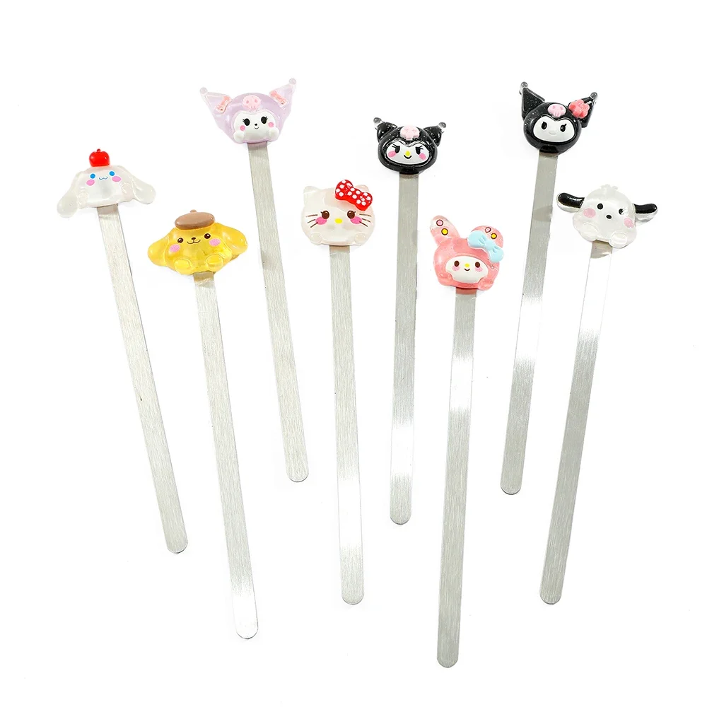 Cartoon-Stainless-Steel-Sanrio-Bookmark-Kuromi-HelloKitty-Cinnamoroll ...