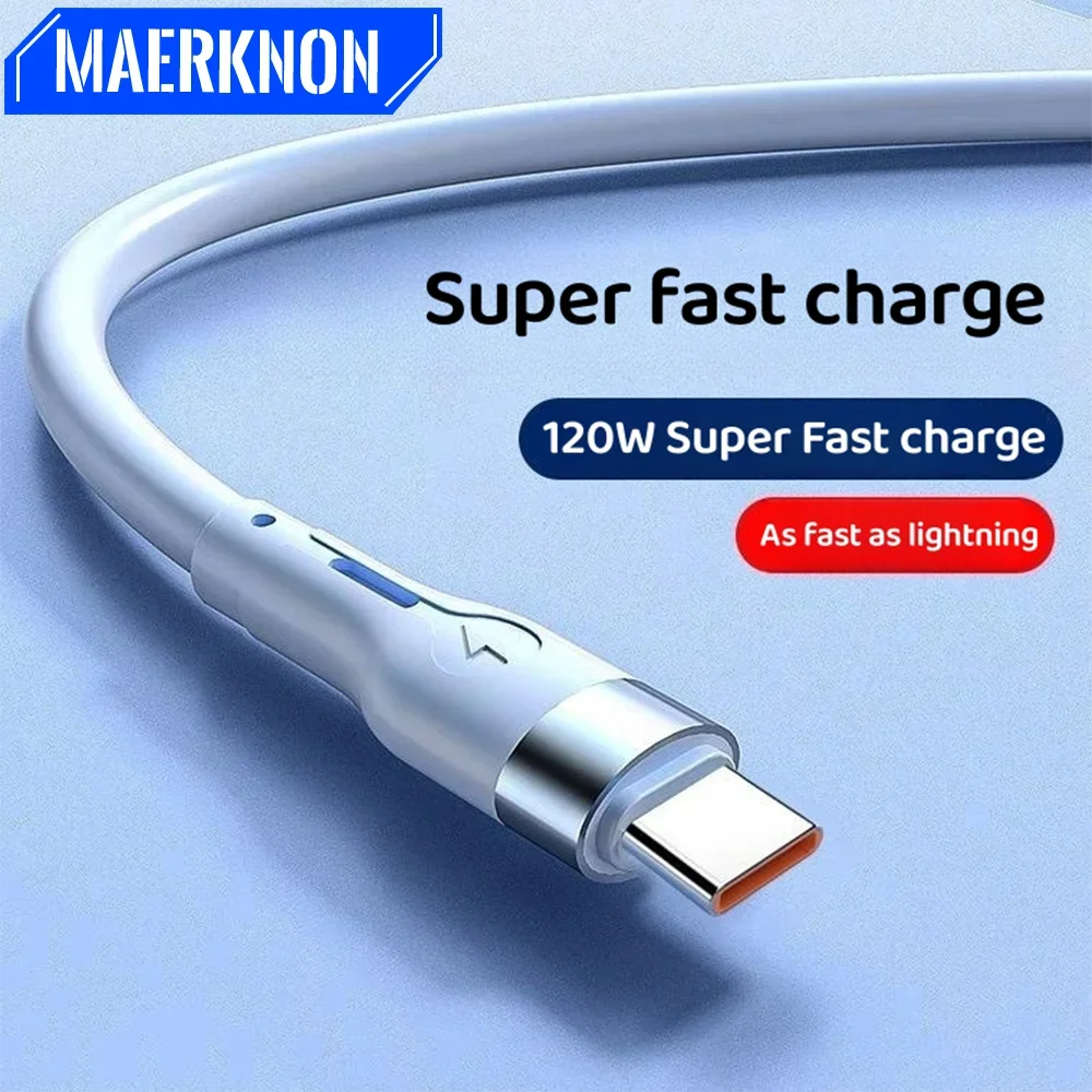 120W-Super-Fast-Charge-USB-C-Cable-Liquid-Silicone-Type-C-Cable-Quick ...