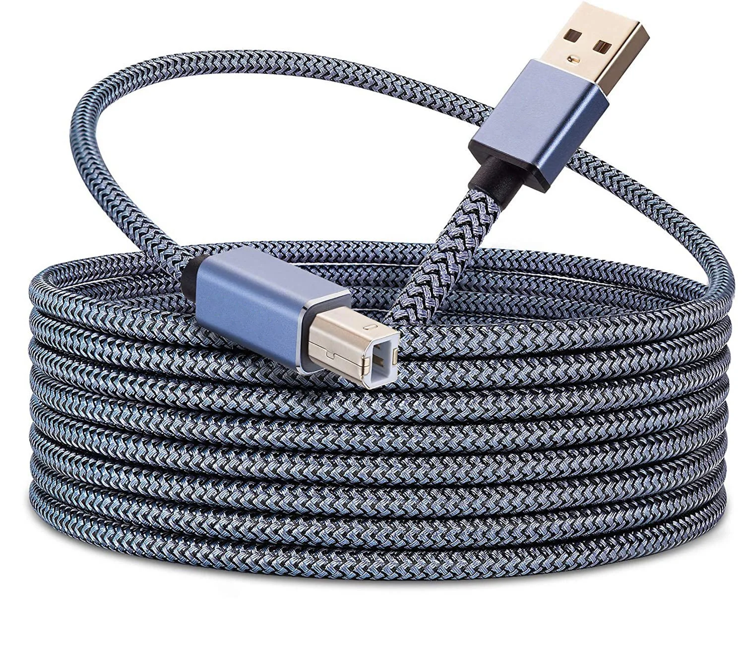 3m 5m 6m 8m USB Printer Cord 2.0 Type A Male to B Male Cable Scanner ...