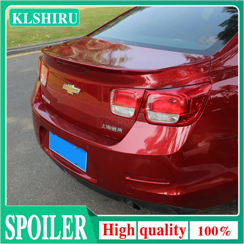 KLSHIRU-For-Malibu-Spoiler-ABS-Material-Car-Rear-Wing-Primer-Color ...