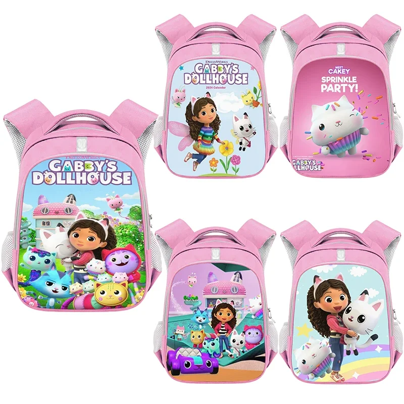 Cute-Gabby-s-Dollhouse-Backpack-Gabby-Cats-Kawaii-School-Bags-For ...