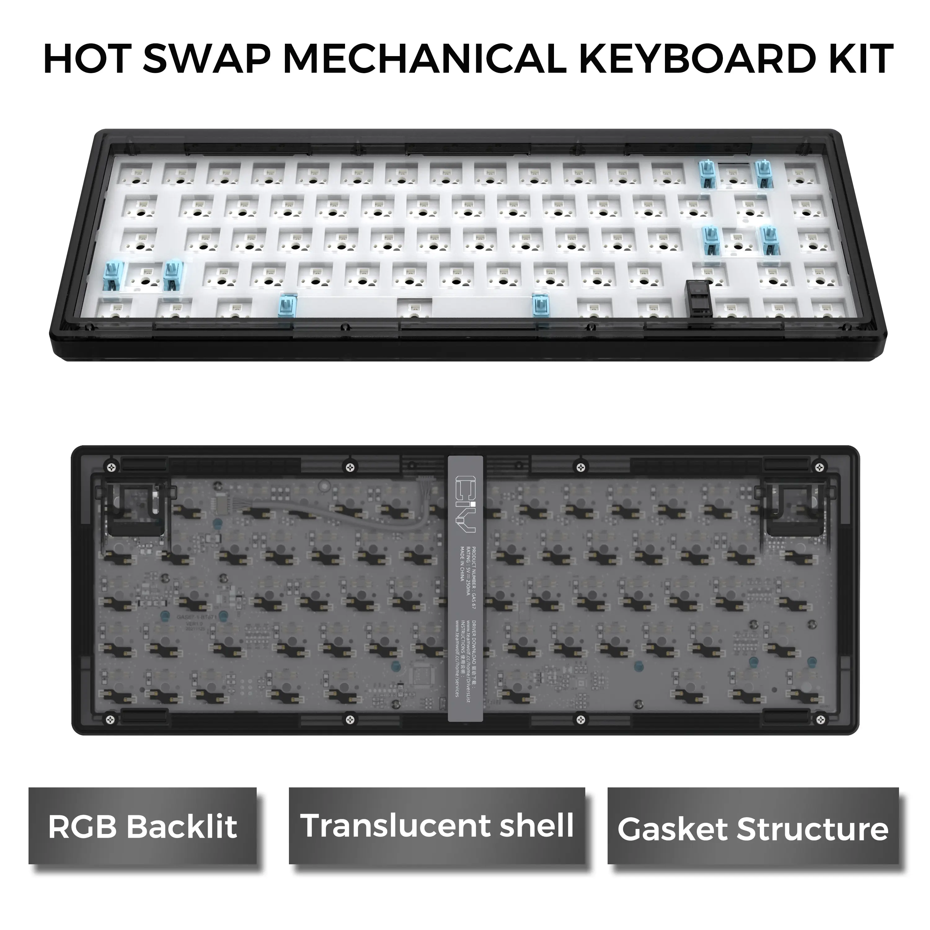 In-Stock-CIY-GAS67-Hot-Swap-RGB-Customized-Mechanical-Keyboard-Kit ...