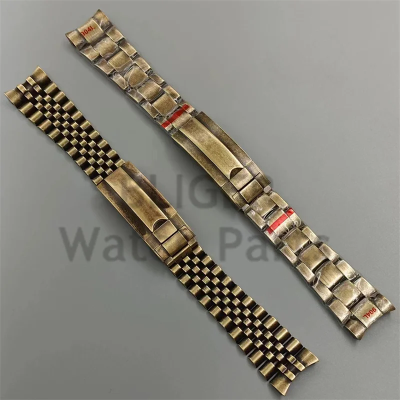 BLIGER-20mm-904L-bracelet-Solid-Stainless-Steel-Bronze-Watch-Band ...