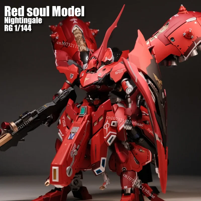 Nightingale Model Kit Review: Why the Red Soul RG 1/144MSN-04-2 ...