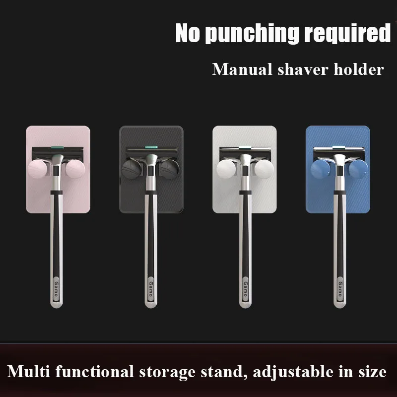 Waterproof-Razor-Holder-Wall-Mounted-Men-Shaver-Rack-Multifunctional ...