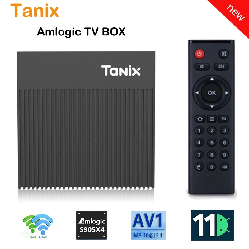 New Tanix X4 Android Tv Box Amlogic S905x4 Android 11.0 4gb Ram 32gb ...