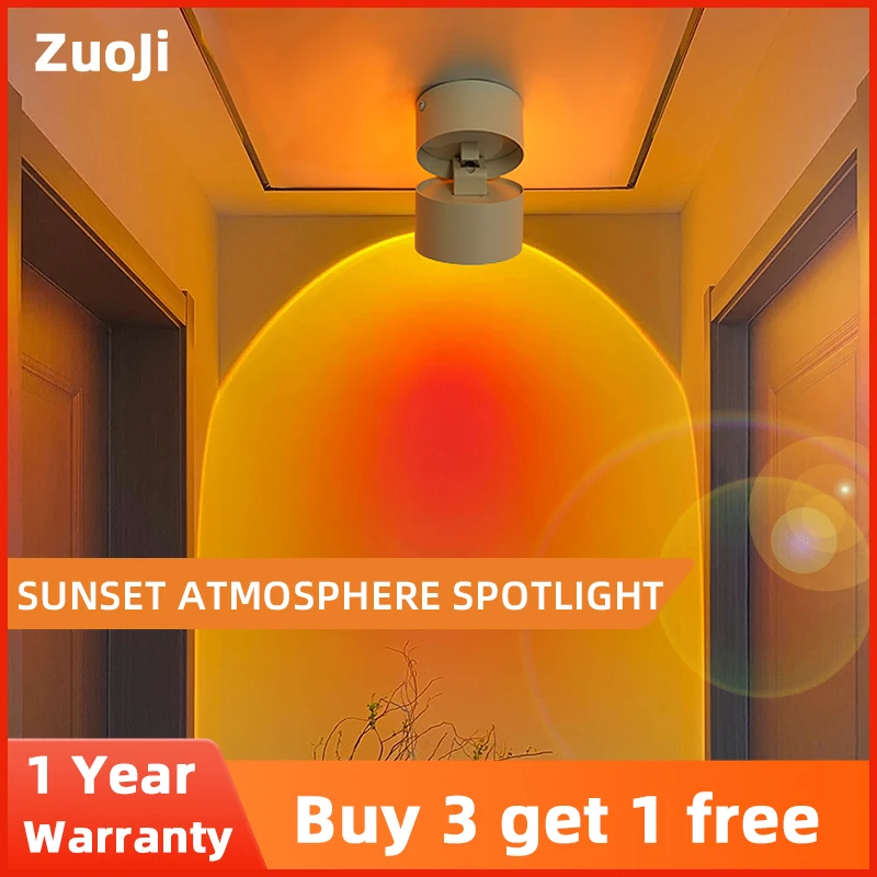 Led-Sunset-Lights-Surface-Mounted-Interior-Atmosphere-Spotlight-Living ...