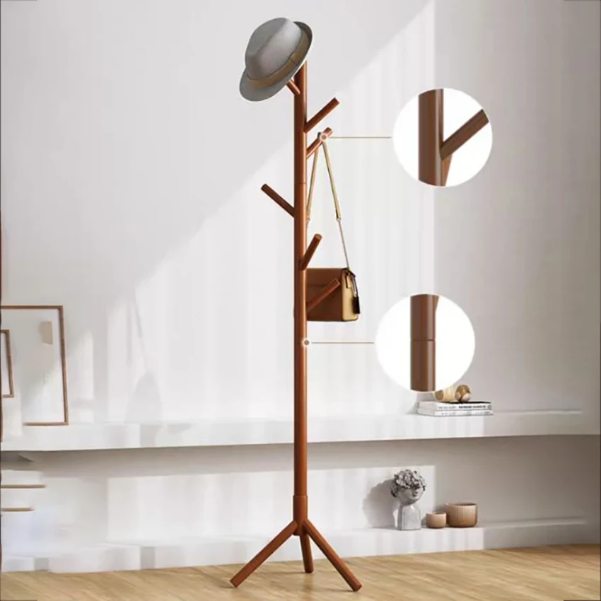 Clothes-Rack-Floor-Hanger-Stand-Hat-Rack-Strong-Load-bearing-Hat-Coats ...