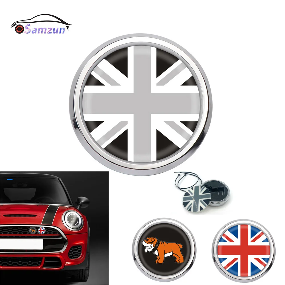 Auto-Accessories-Front-Grille-Emblem-Badge-Air-intake-Stickers-For-MINI ...