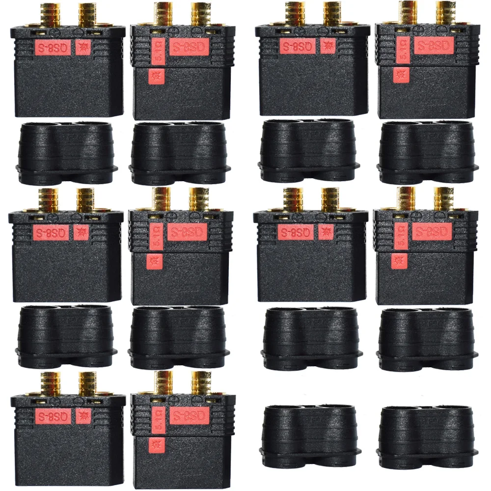 2par-5pair-QS8-S-Heavy-Duty-Battery-Connector-Anti-Spark-Gold-Connector ...