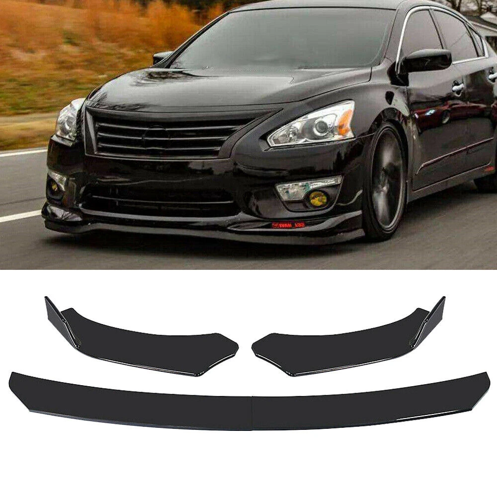 LAICY For Nissan Altima 2008 2020 Car Front Bumper Lip Chin Spoiler ...