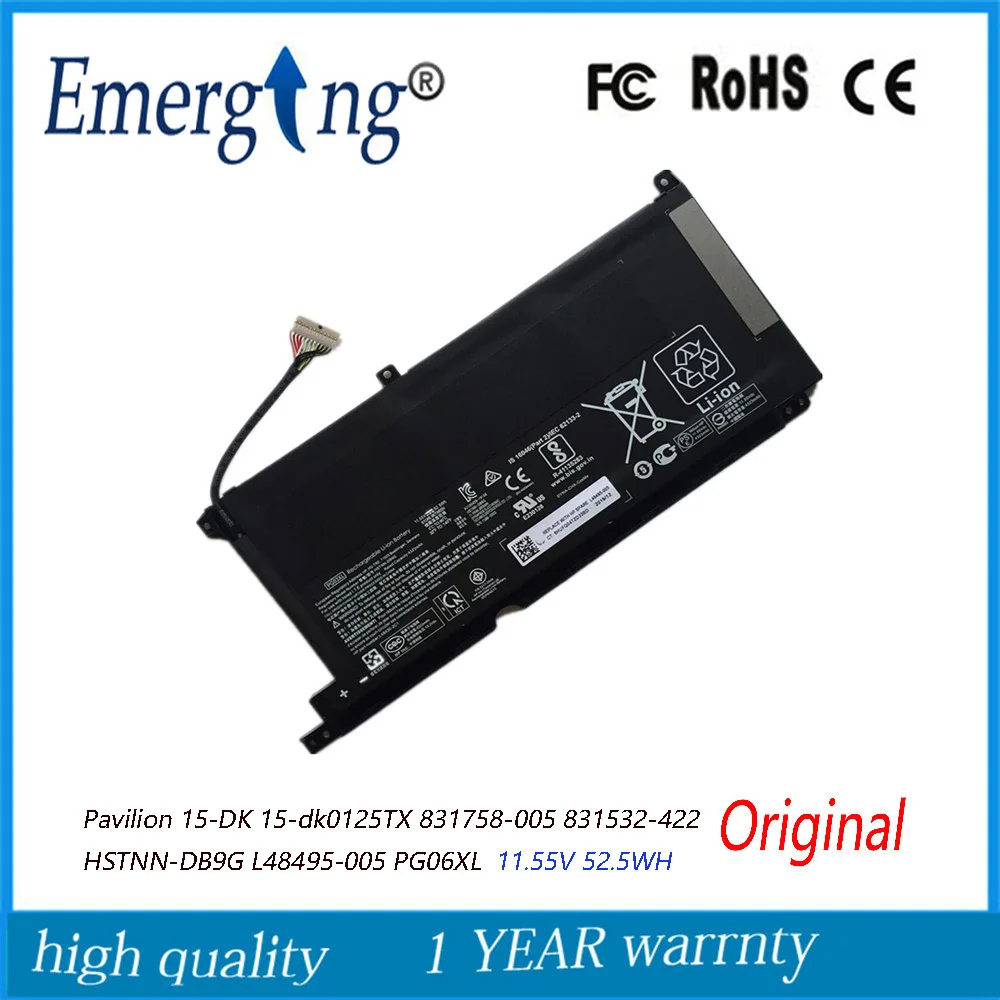 11.55V Original Laptop Battery PG03XL For HP Pavilion15-DK 15-dk0125TX ...