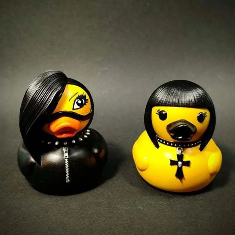Duck-Statue-Indoor-Gothic-Sculpture-Punk-Animal-Figurine-Resin-Statues ...