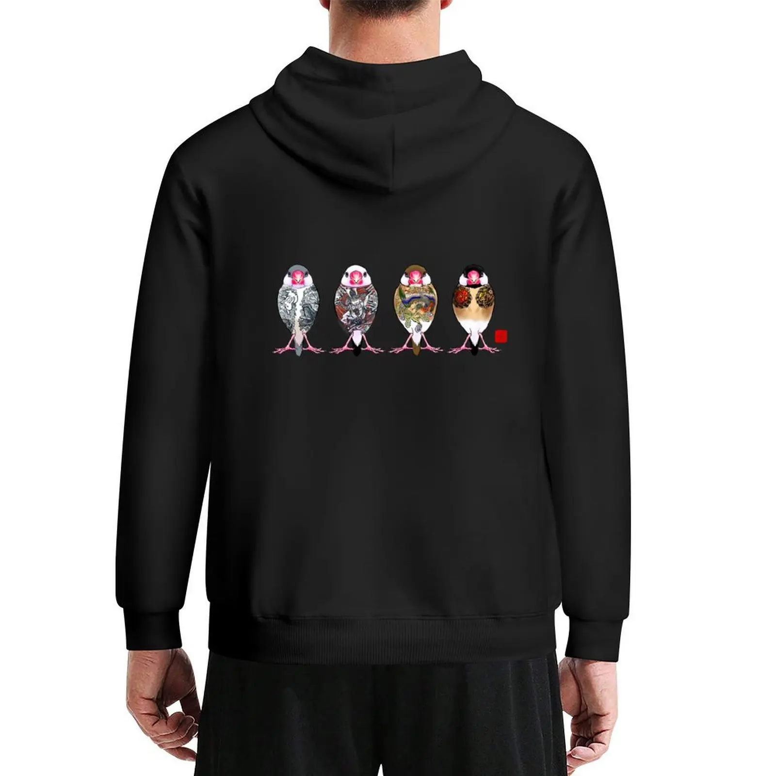 Java moineau quatre saisons sweat à capuche automne vêtements hommes ...
