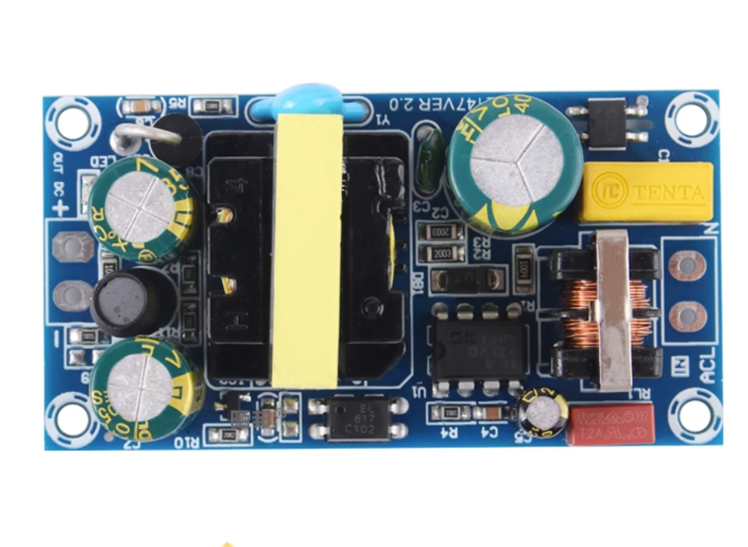 AC-DC 12V 2A 24W Switching Power Supply Module Bare Circuit 100-265V ...