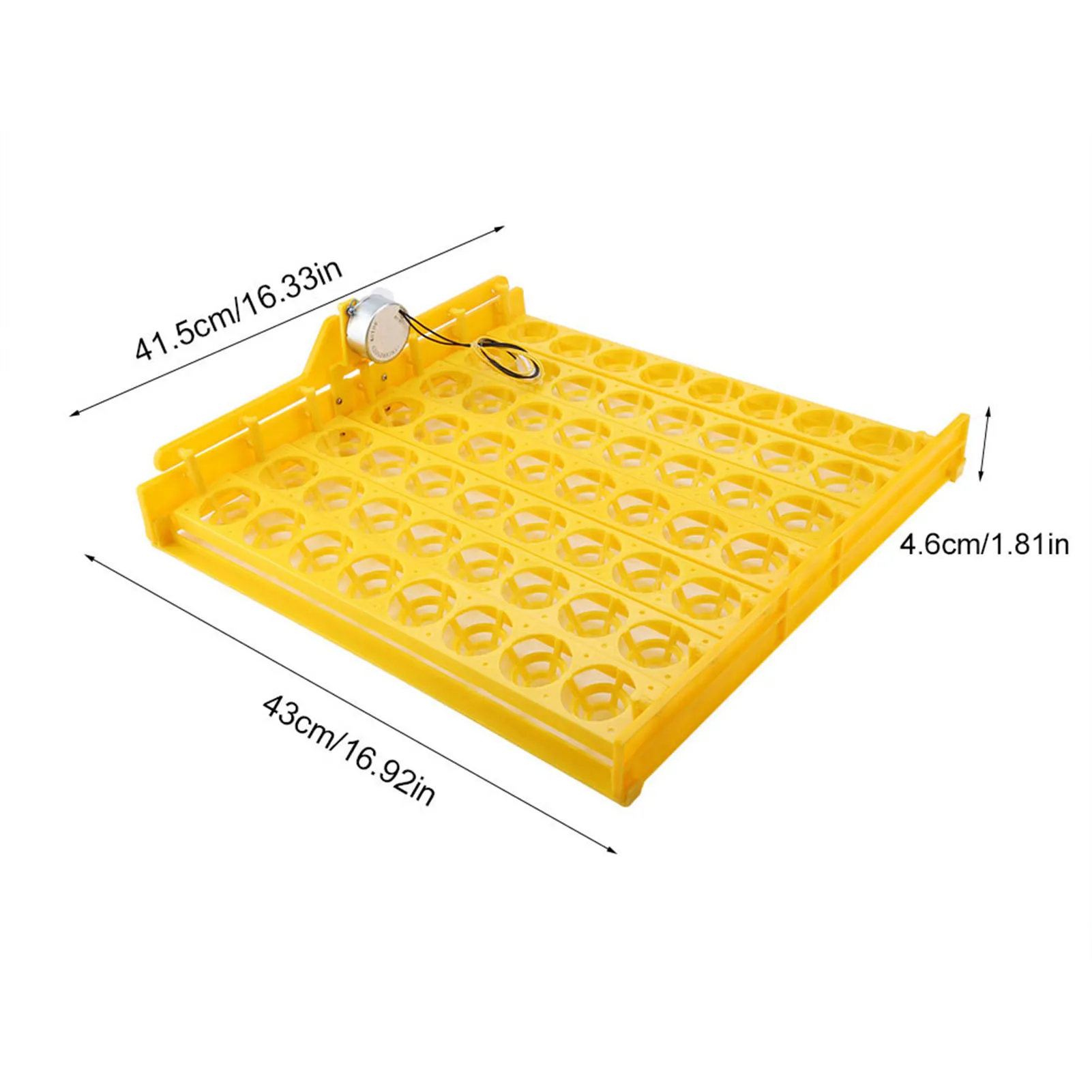 56 Eggs Mini Incubator Hatcher Automatic Egg Turning Tray Tool with ...