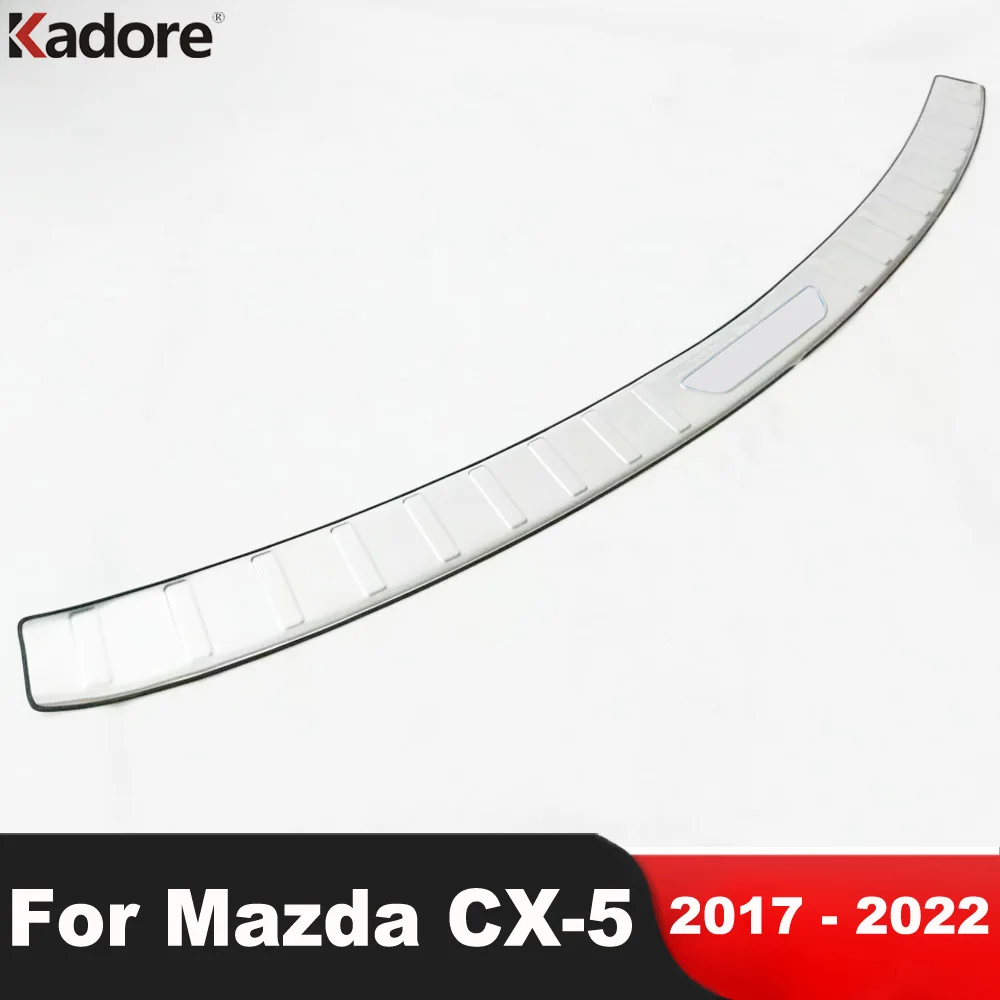Rear Bumper Protector Trunk Cover Trim For Mazda CX5 CX 5 KF 2017 2019 ...