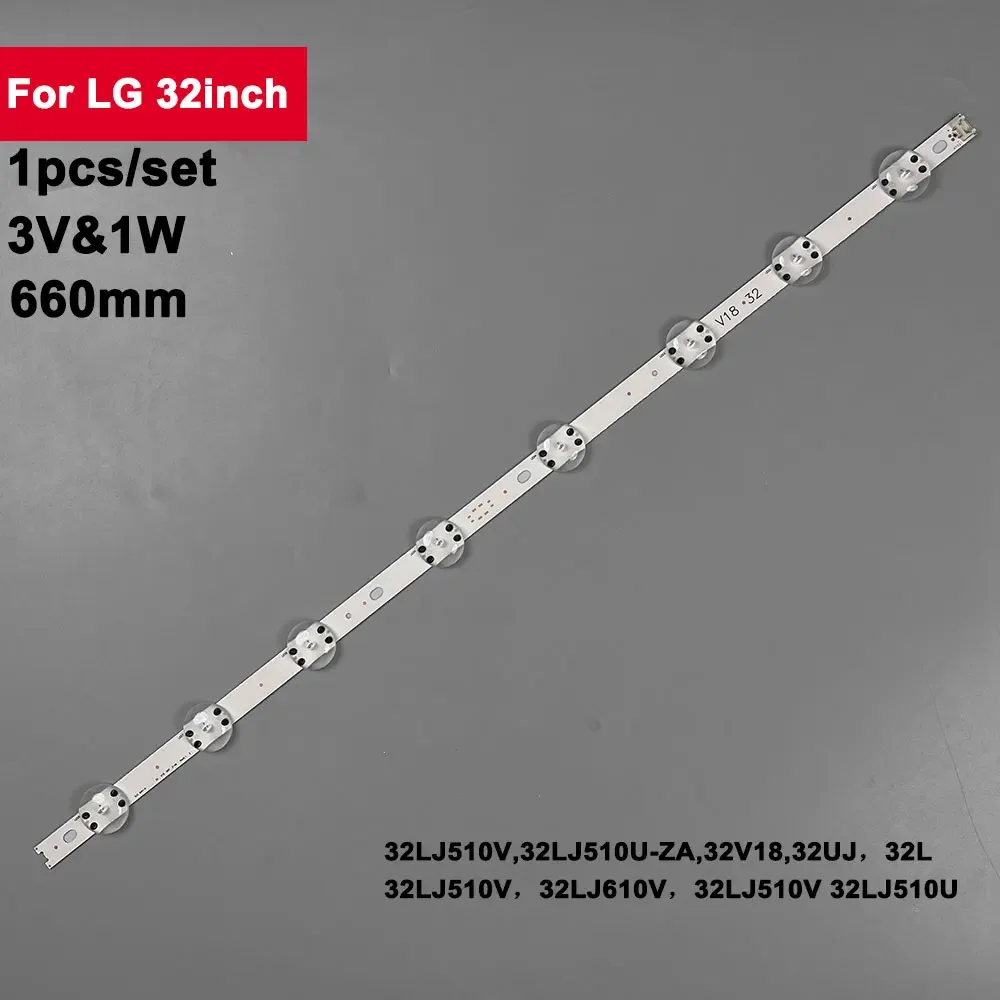 LED-Backlight-Strip-32LJ510V-32LJ510U-ZA-32V18-32UJ-32LJ-32LJ610V ...