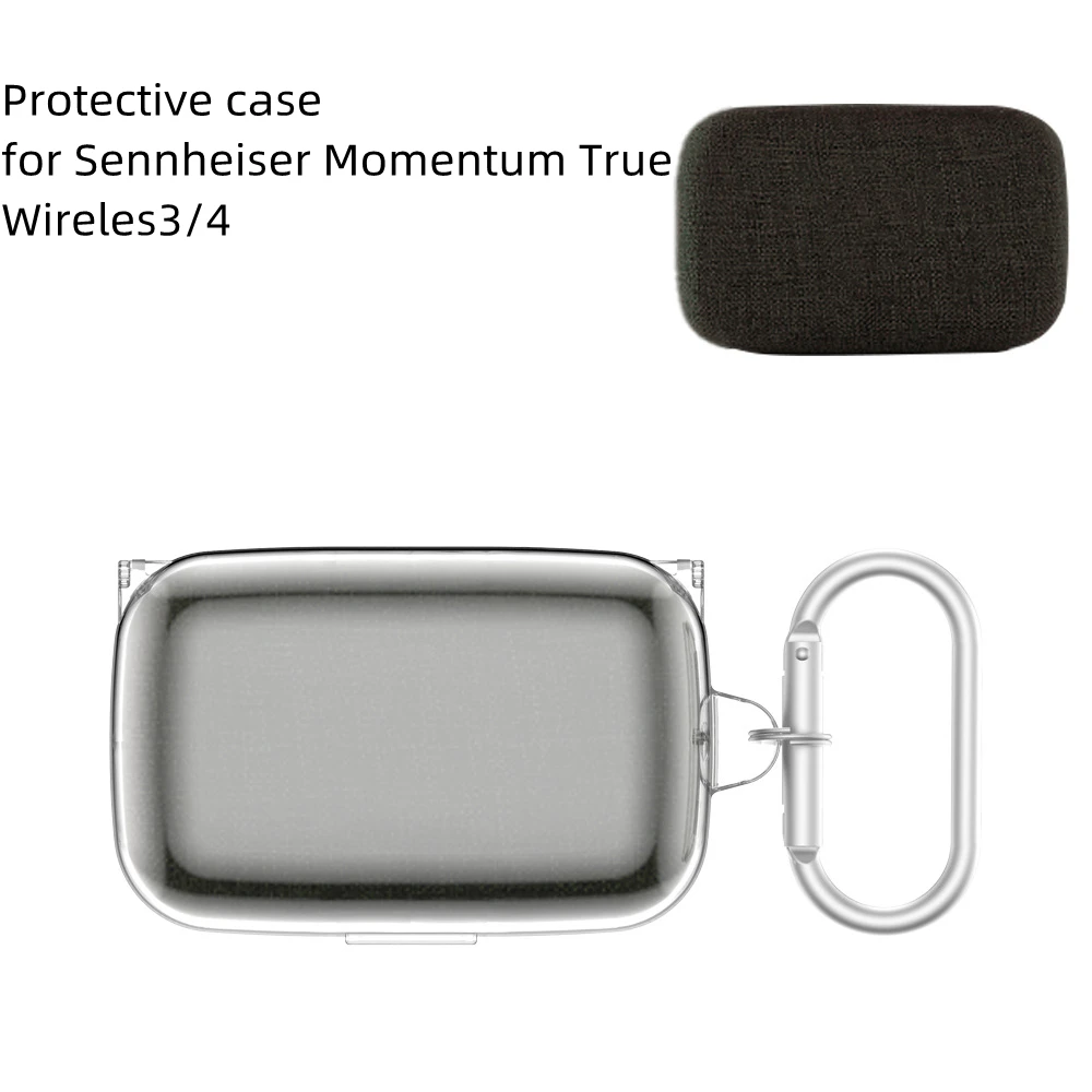 Shockproof-Cover-for-Sennheiser-Momentum-True-Wireless-3-4-Transparent ...