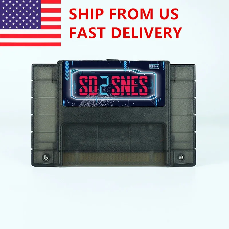 SD2SNES-Rev-X-Version-Pro-USA-Shell-For-SNES-NTSC-16-Bit-Video-Game ...