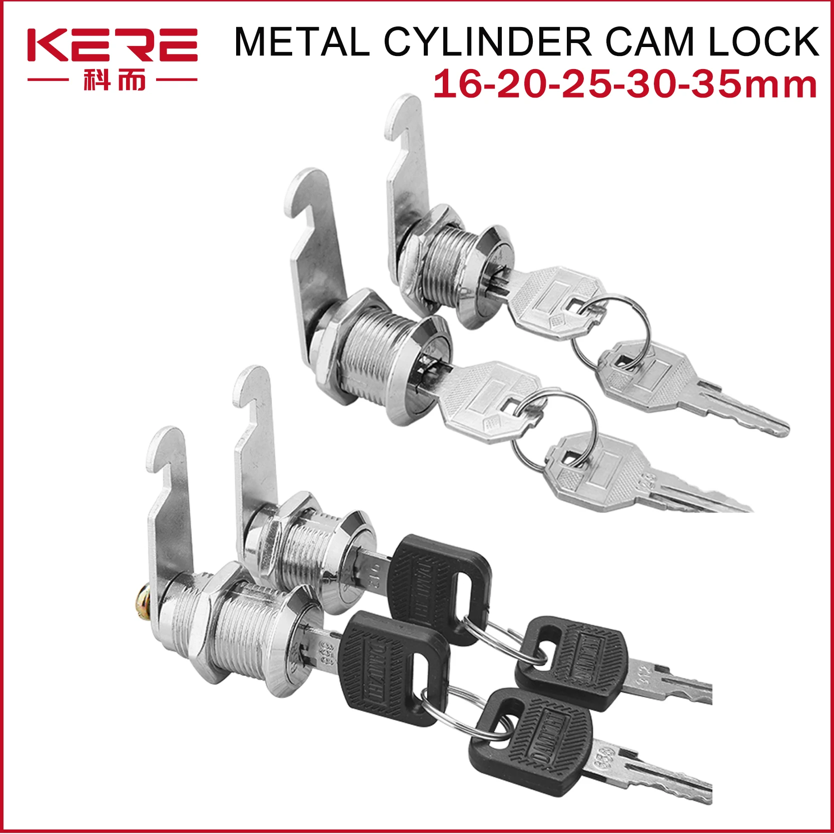 5-20-100SETS-16mm-20mm-25mm-30mm-35mm-Metal-Rotary-Key-Switch-Push ...