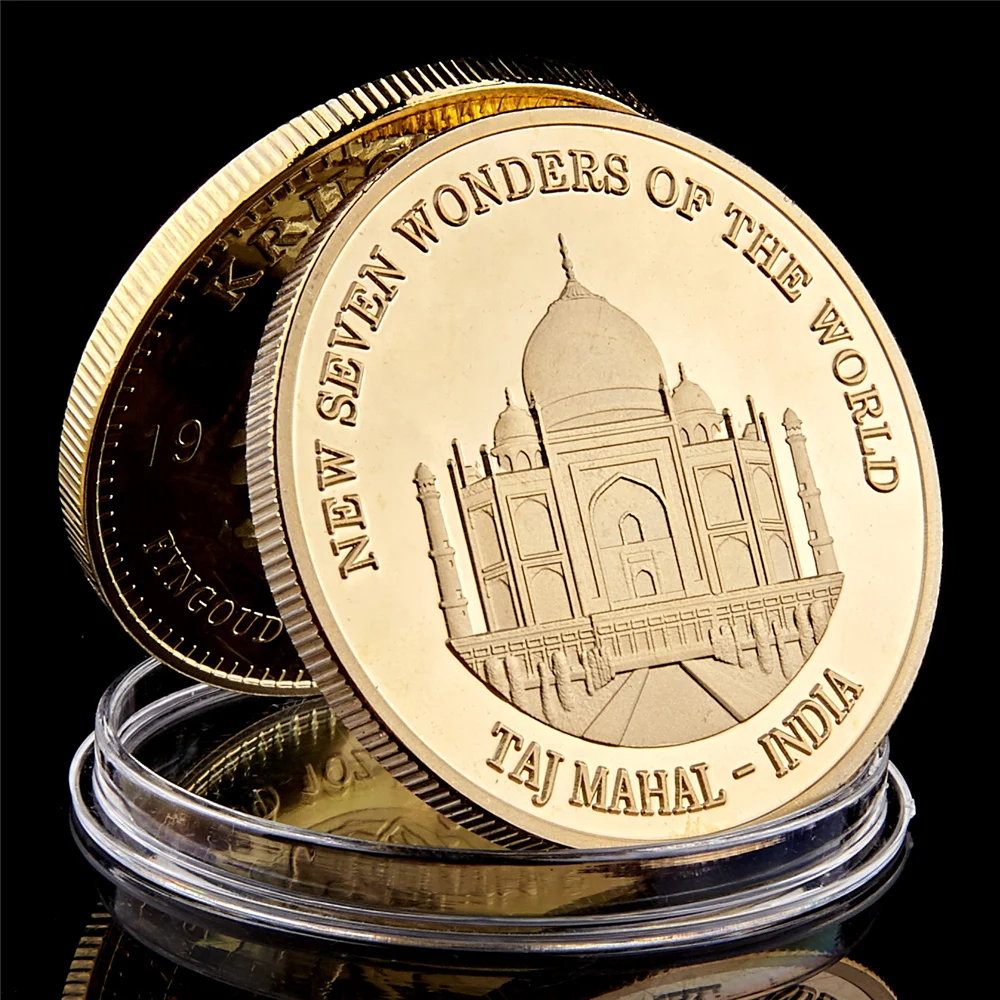 2017-Asian-India-Taj-Mahal-World-New-Seven-Wonders-Plated-Gold-Coin ...