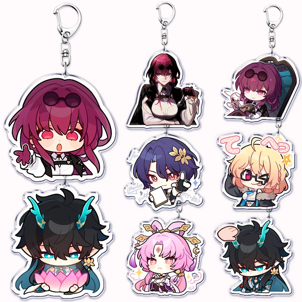 Cute-Honkai-Star-Rail-Kafka-Dan-Heng-Keychain-for-Accessories-Bag ...