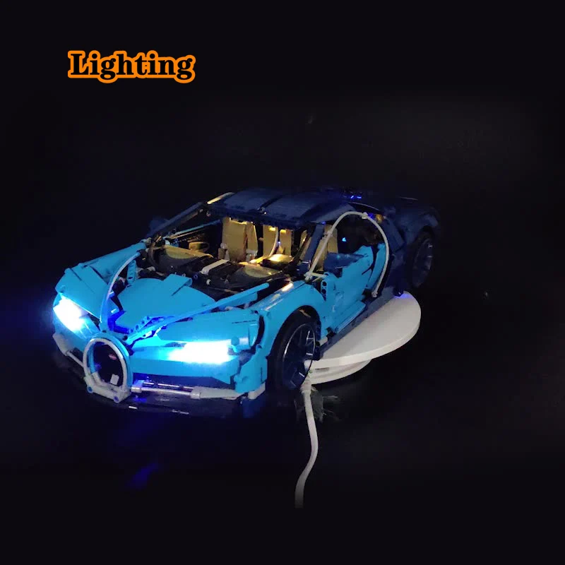 Juego de iluminación LED con control remoto para coche Bugatti Chiron ...