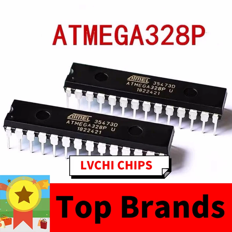 1-1000PCS ATMEGA328P-PU DIP28 ATMEGA328-PU DIP ATMEGA328P U DIP-28 328P-PU new and original IC