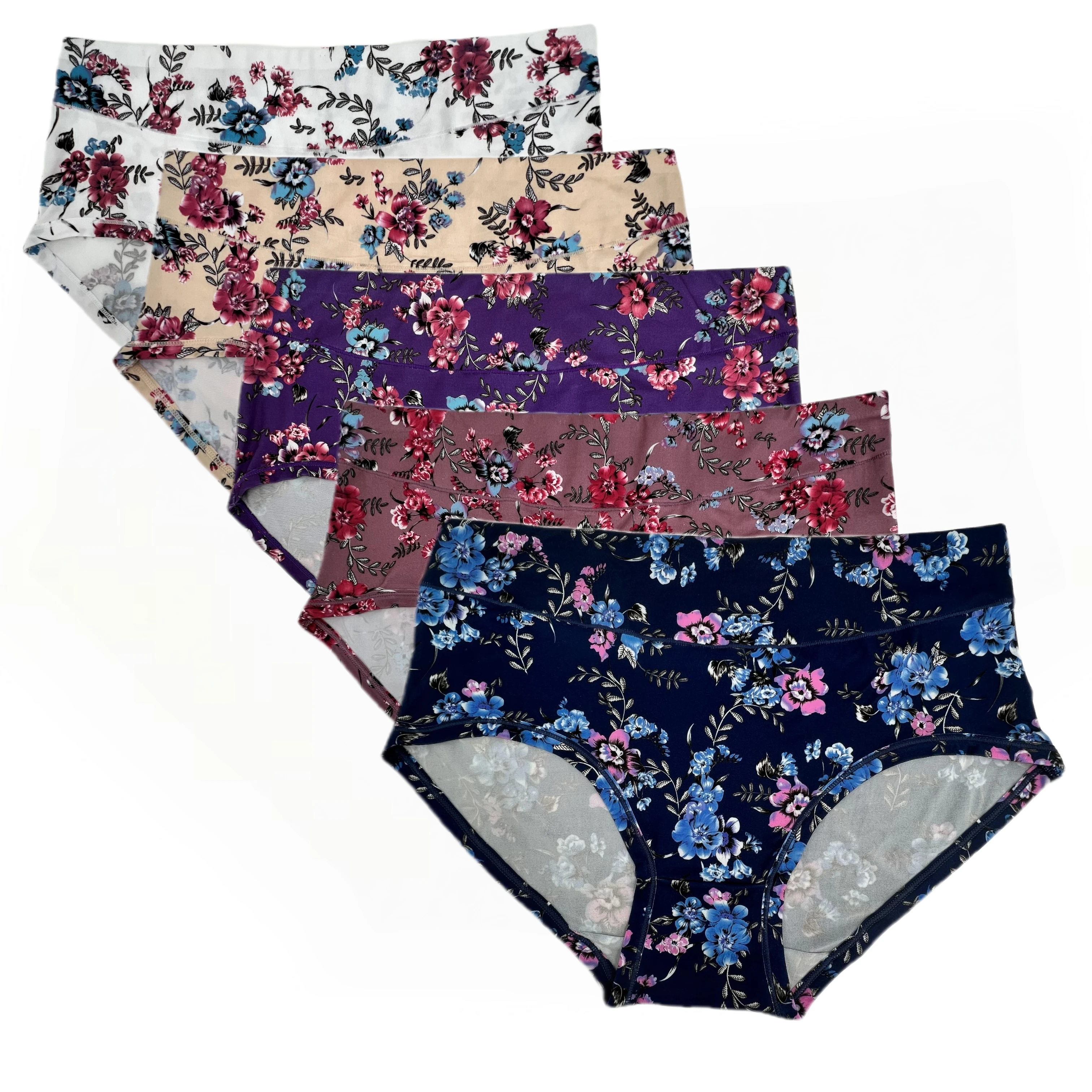 Extra-large-woman-underwear-panty-floral-printed-female-panties-big ...
