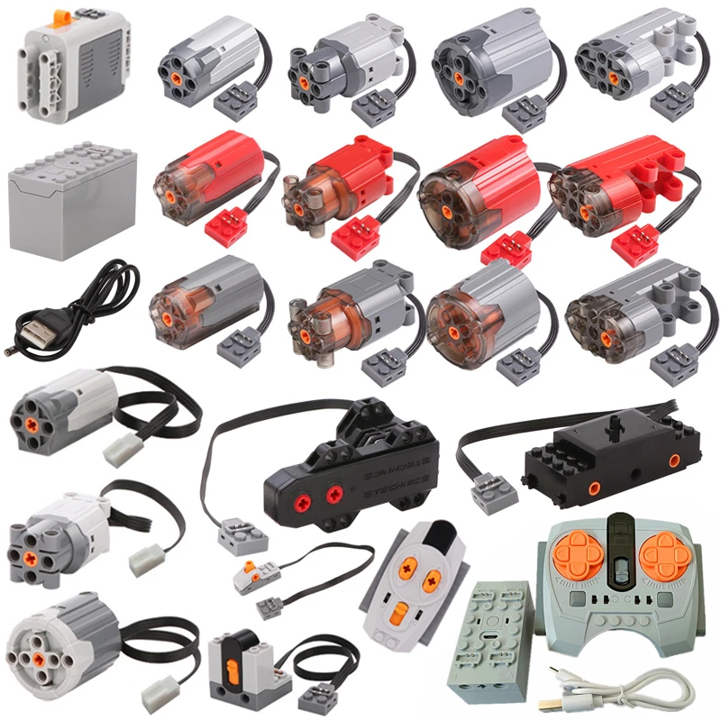 EV3 High-Speed MOC Motor Servo Train Power Functions Motor 2 Pin Plug ...