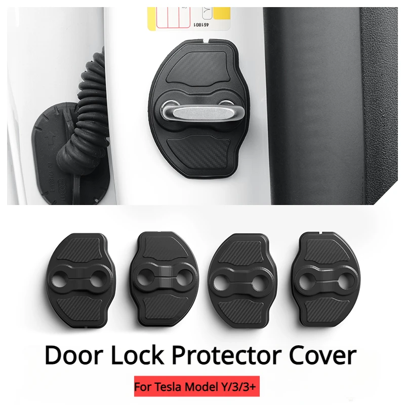 4pcs-Car-Door-Lock-Protector-Cover-for-Tesla-Model-Y-3-3-Highland-Door ...