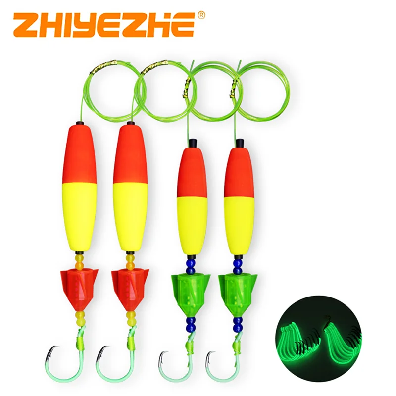 ZYZ 1PC Catfish Fishing Rigs With Luminous Circle Hooks Santee Cooper ...