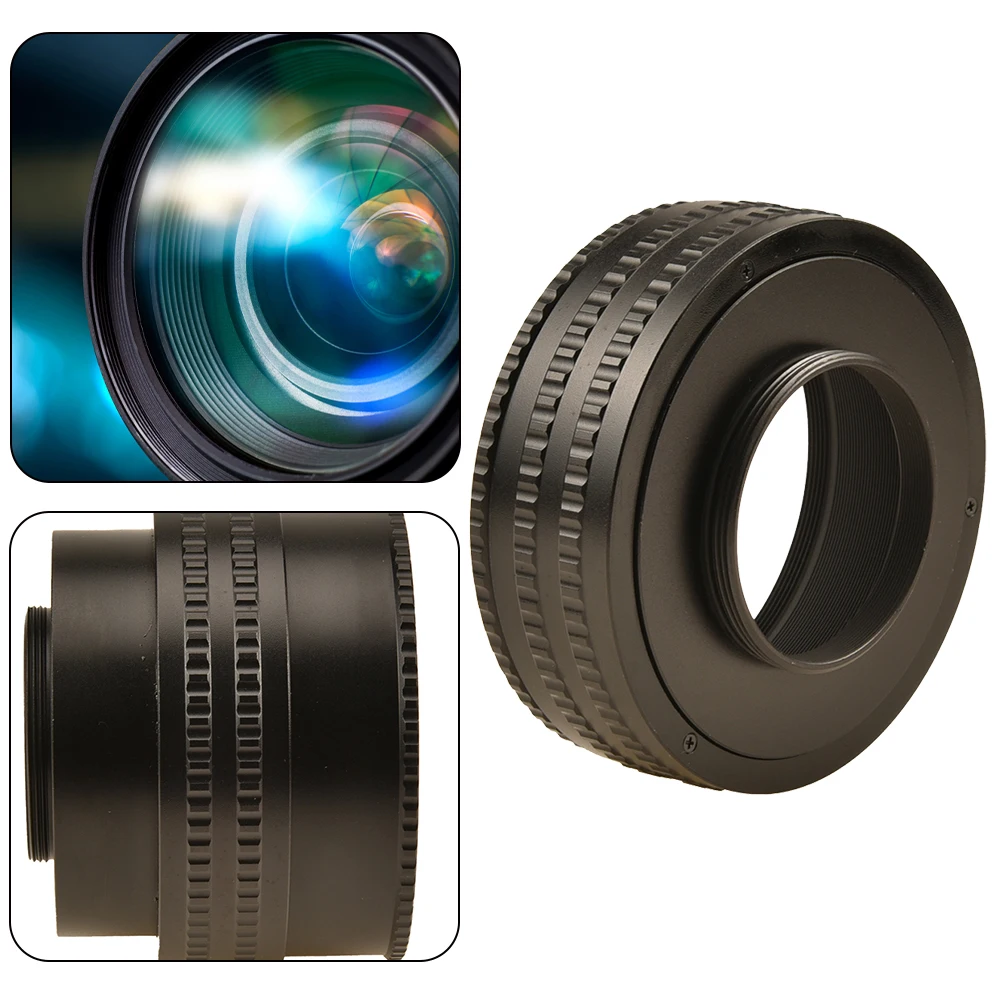 M58 To M42 25mm To 55mm Adjustable Focusing Helicoid Adapter Brass ...