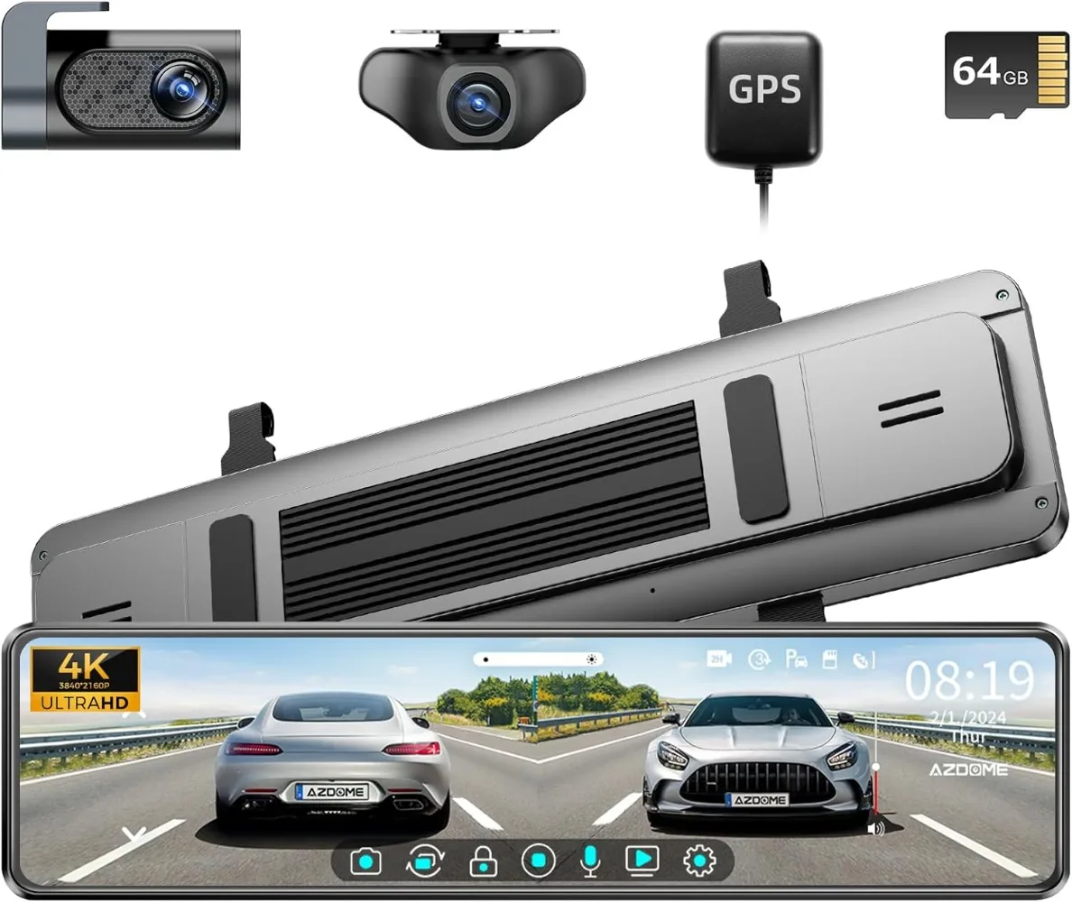 12-Mirror-Dash-Cam-with-4K-Detached-Front-Camera-Rear-View-Mirror ...