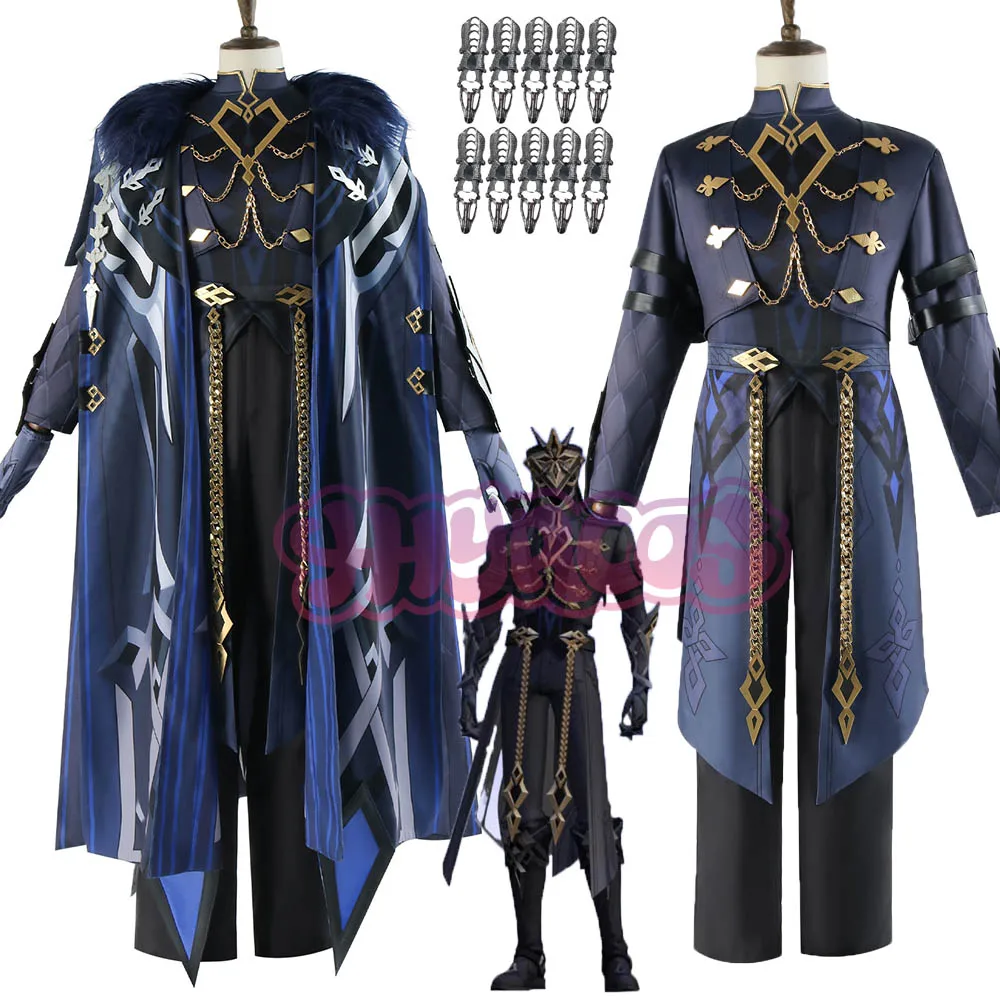 Genshin-Impact-Il-Capitano-The-Captain-Cosplay-Costume-Cloak-Uniform ...
