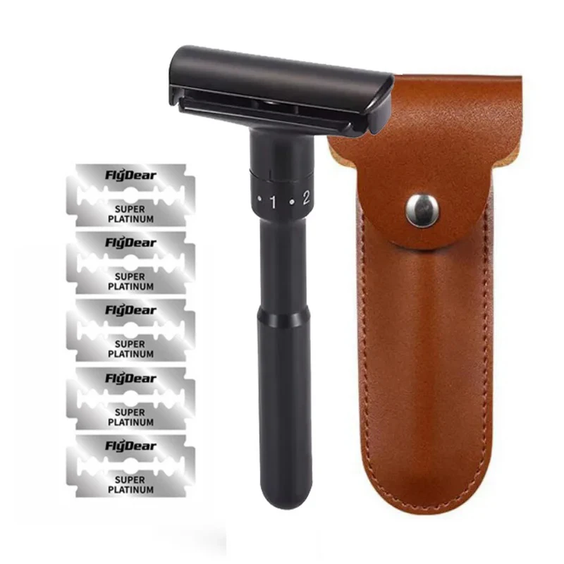Maquinilla-de-afeitar-de-seguridad-ajustable-para-hombre-afeitadora-de ...