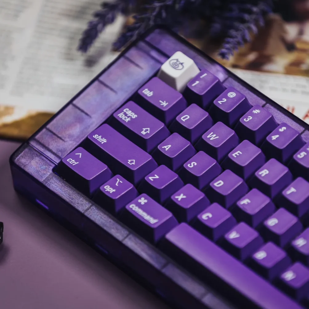 LeleLab-Paris-Purple-Keycap-Set-130-Key-Cherry-Profile-Elegant-Purple ...