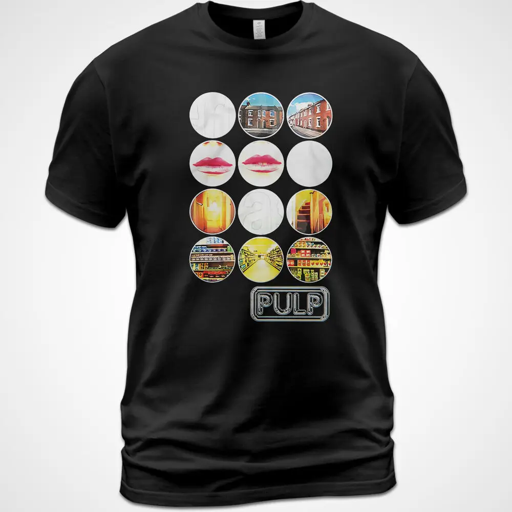 Cotton-T-Shirt-Pulp-music-rock-different-class-best-Album-Tee-Jarvis ...