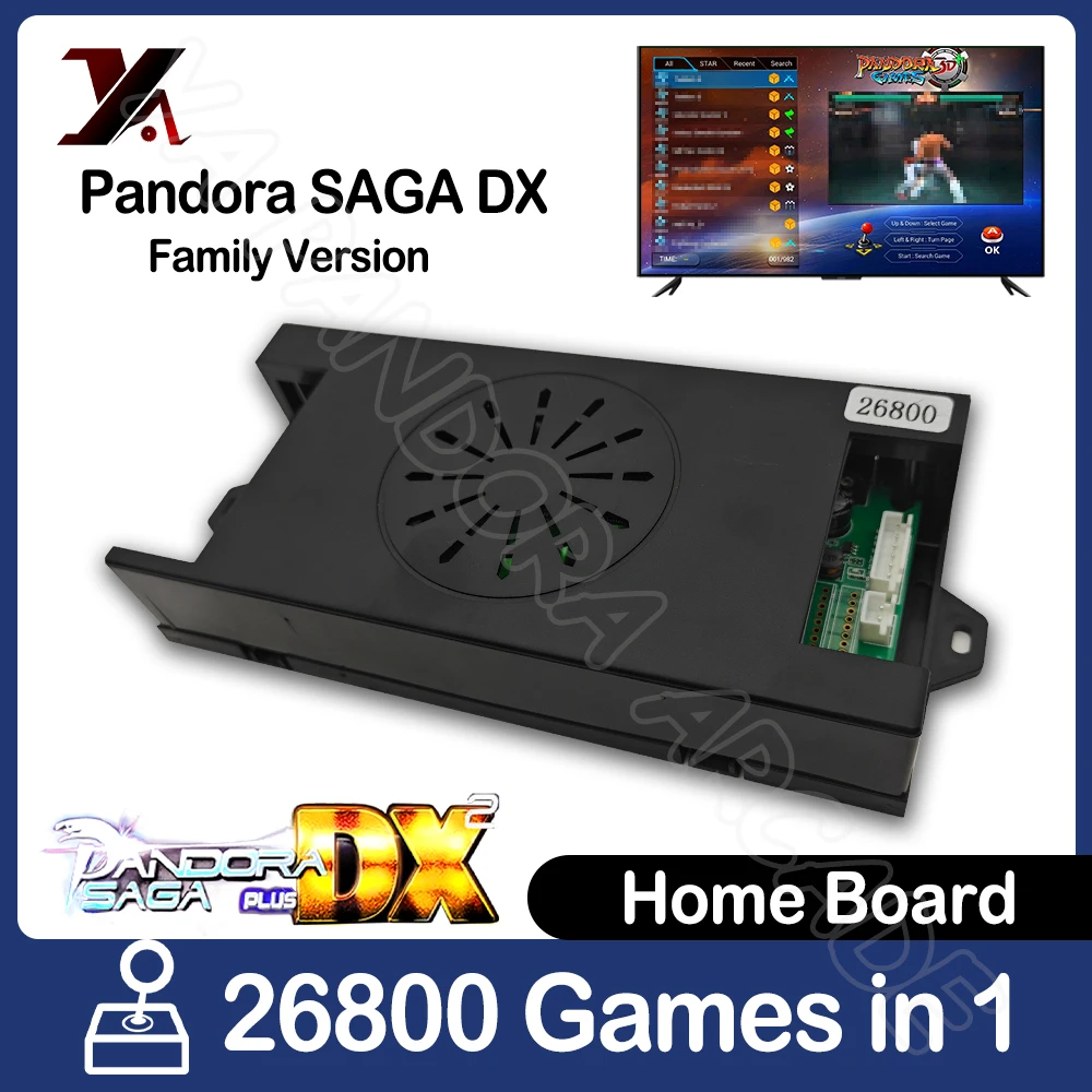 Console d'arcade Pandora Saga DX Plus, carte mère PCB, jeu d'armoire rétro, prise en charge ...