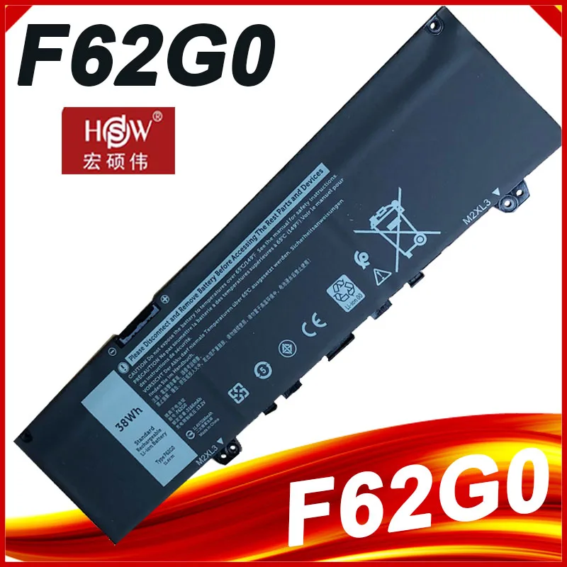 11-4V-38WH-F62G0-Battery-For-Dell-Inspiron-13-7386-2-in-1-5370-7370 ...