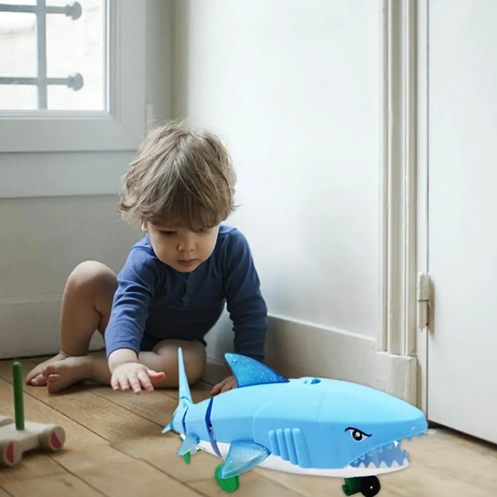 Electric-Leash-Anti-Fall-Shark-Luminous-Toy-In-Cute-Shark-Design-USB ...